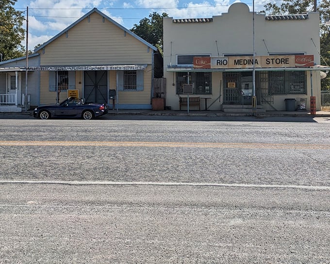 Old storefronts with vintage Coca-Cola signs transport visitors to an era when every town had a corner store.