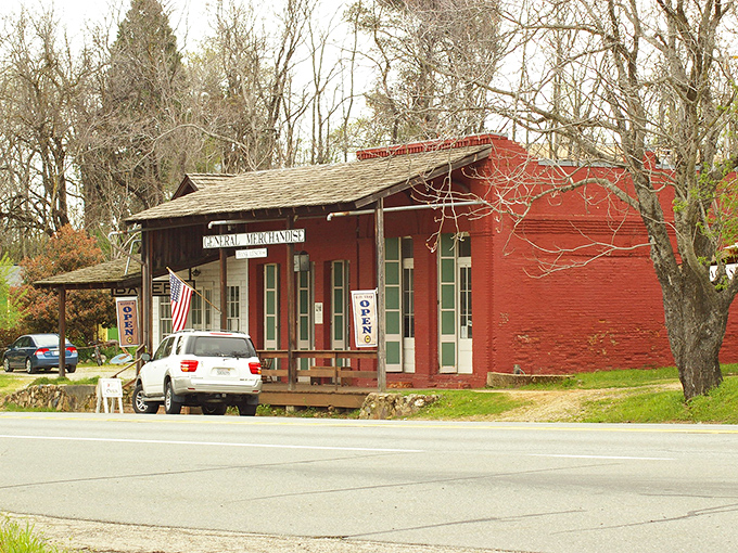 The red brick buildings of Shasta State Historic Park tell silent stories of boom and bust in California's mining history.