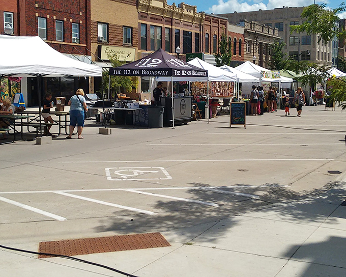 The 112 On Broadway market brings locals together, proving community happens when you create spaces for people to gather.