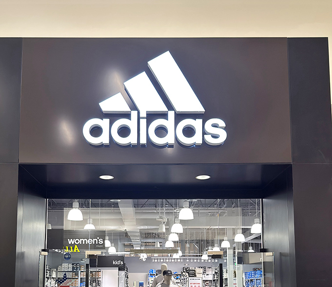 Adidas outlet glows with athletic ambition, where three stripes don't require three-figure price tags.