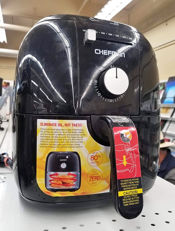 An air fryer awaits its second chapter&mdash;proof that kitchen trends eventually make their way to the thrift store, usually barely used and deeply discounted.