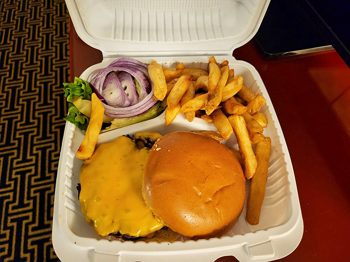 Even the burger gets the Maryland treatment – a juicy patty that doesn't mind playing second fiddle to seafood but still deserves your attention.