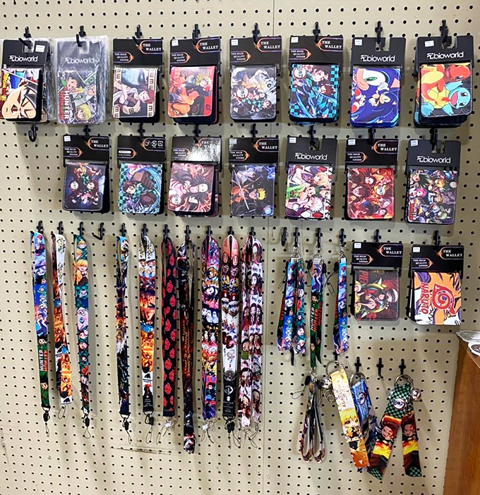 Anime wallets and lanyards &ndash; where teenagers spend allowance money and adults secretly indulge their inner 14-year-old cartoon fan.