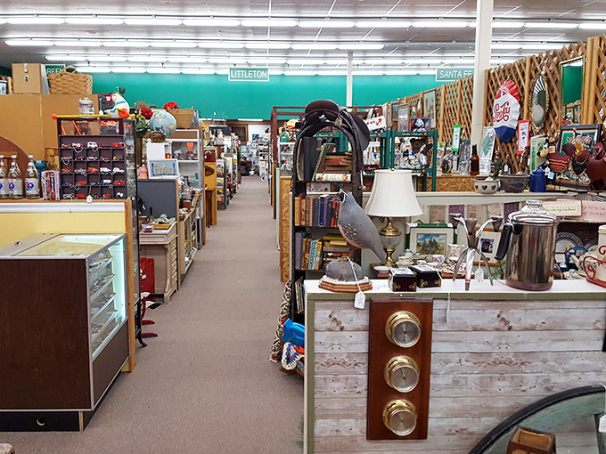 Aisles of possibility stretch into the distance, each booth a carefully curated universe of someone's lifelong passion.