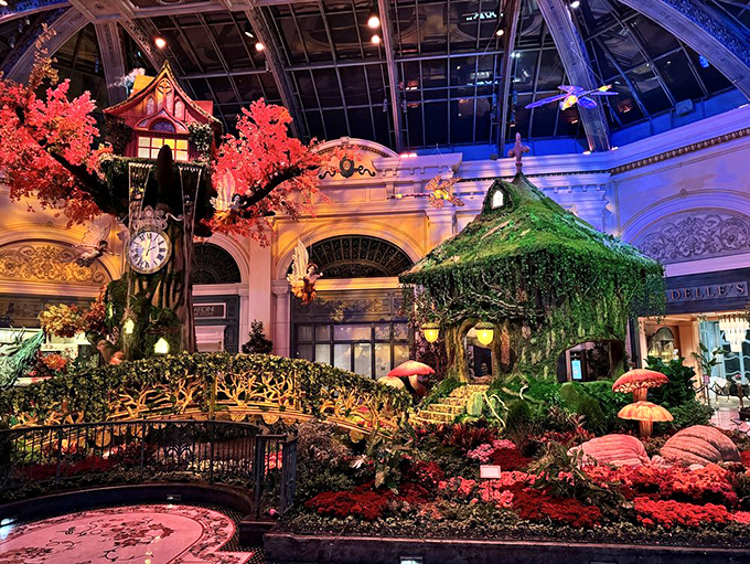 When night falls, the conservatory transforms into an enchanted forest that would make even fairytale writers jealous.