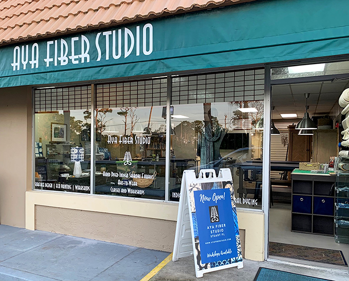 Aya Fiber Studio adds artistic texture to Stuart's small business landscape, where creativity thrives in spaces as colorful as the yarns inside.