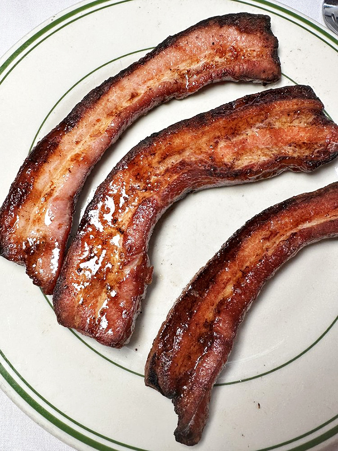 Bacon that's been transformed into something transcendent&mdash;thick-cut, perfectly rendered, and capable of making grown adults weep with joy.