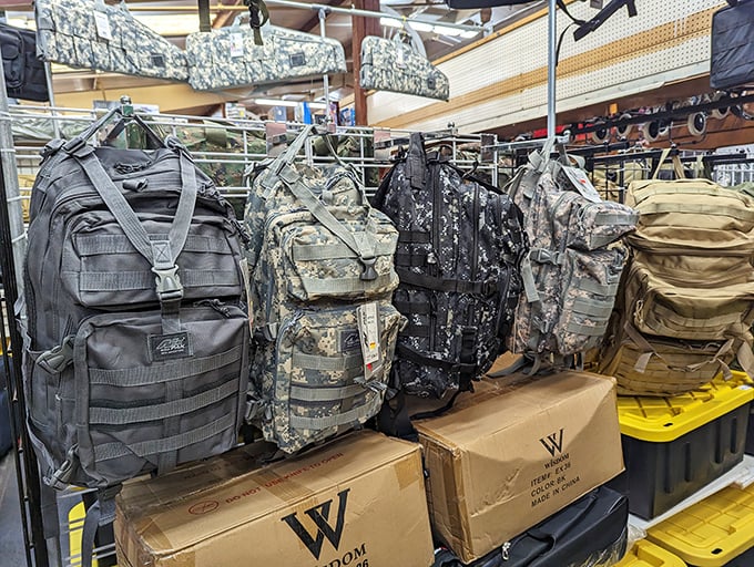 Tactical meets practical in this display of military-style bags. For when your everyday carry needs to survive both the grocery store and zombie apocalypse.