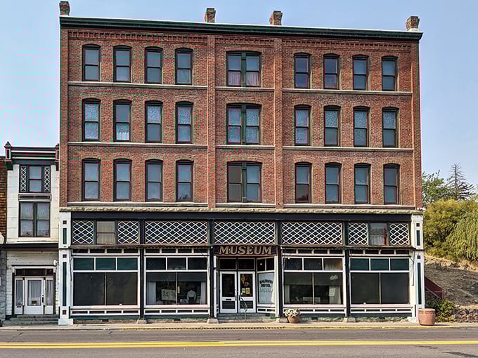 The Baldwin Hotel Museum stands as a brick testament to bygone days, when travelers arrived by train and "turndown service" meant stoking the fire.
