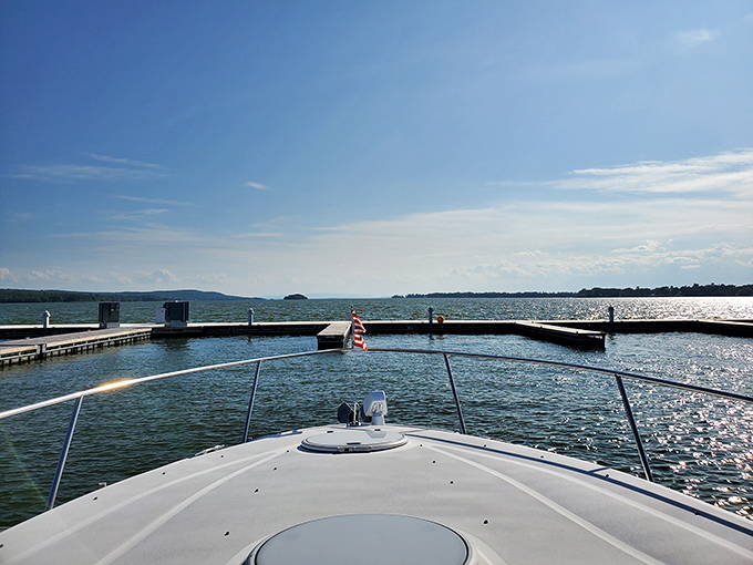 Lake Champlain opens up a world of possibilities from St. Albans Bay. The water practically begs you to come play on a perfect Vermont summer day.