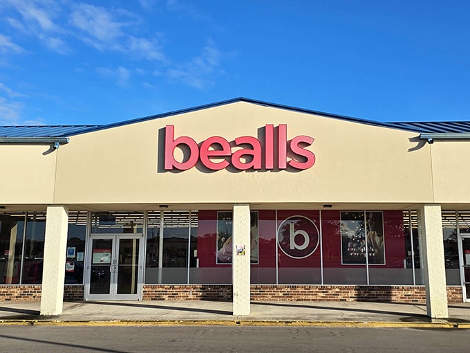 Bealls department store stands as a familiar retail landmark for locals and a discovery for visitors seeking Florida-friendly fashion without tourist markup.