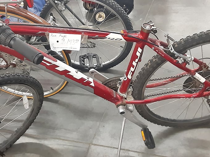 That red bicycle isn't just transportation&mdash;it's freedom, adventure, and exercise all wrapped in nostalgic packaging. Weekend rides await its new owner.