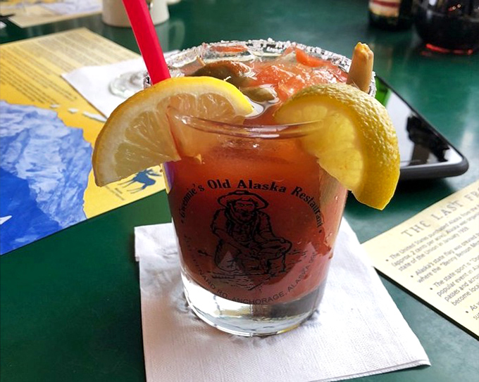 A Bloody Mary garnished with enough citrus to prevent scurvy&mdash;sailors of old would have mutinied for this cocktail.