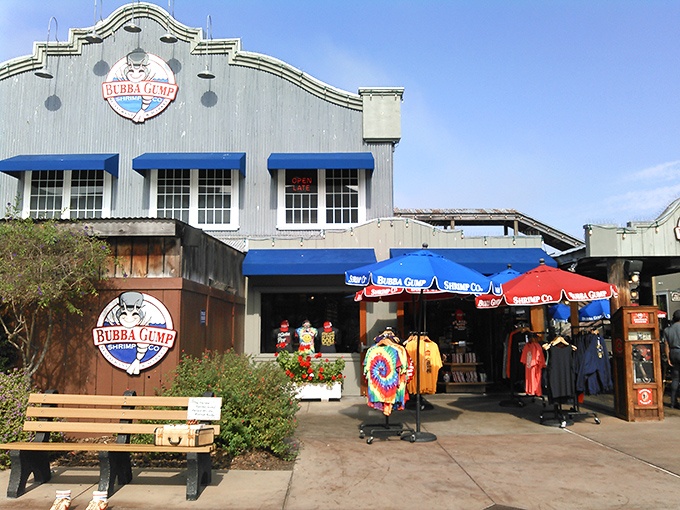 Bubba Gump brings coastal charm to outlet shopping, proving you can indeed have your shrimp and shop it too.