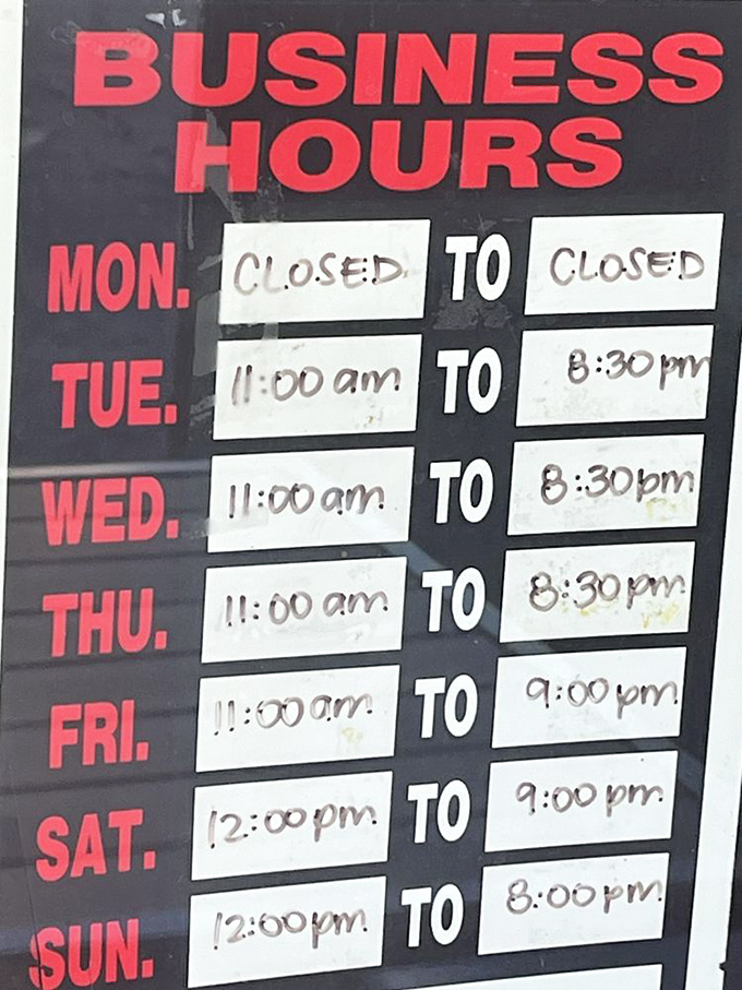 Closed Mondays&mdash;the universal sign of a place that works so hard the rest of the week they need a full day to recover.