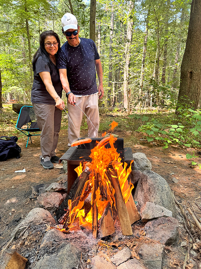 Campfire choreography at its finest&mdash;where stories get taller as the flames dance higher into starlit skies.