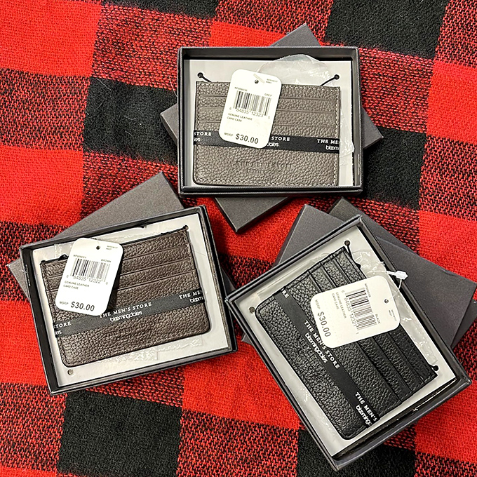 Card holders still in their original packaging&mdash;proof that someone's impulse buy becomes your treasure. Retail therapy by proxy! 