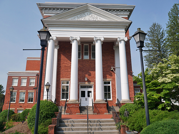 Carnegie Hall's imposing columns and brick facade house cultural treasures you'd never expect to find in a town of this size.