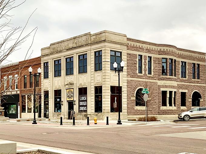 Downtown's historic buildings frame modern businesses in a perfect blend of "remember when" and "let's try this now."