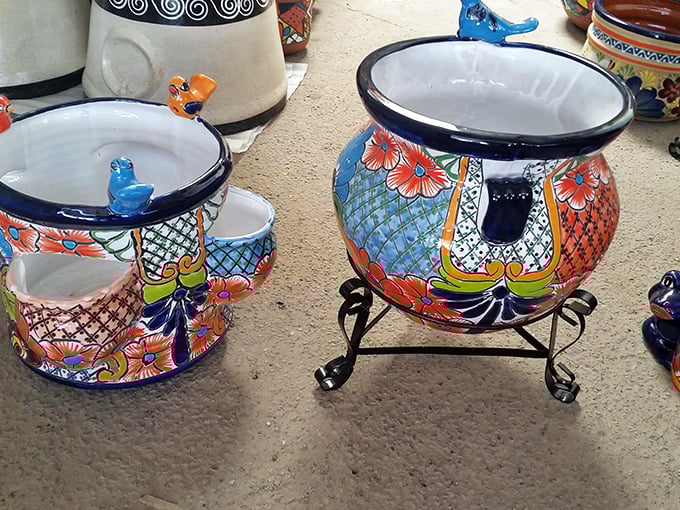 Talavera pottery that brings a splash of Mexican artistry to any home, turning even your sad houseplants into statement pieces.