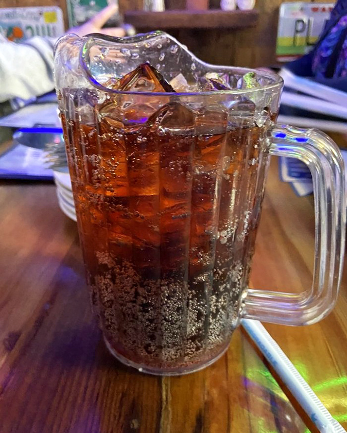 That frosty mug of soda isn't trying to be fancy - it's the perfect companion to seafood, like Laverne to Shirley or peanut butter to jelly.