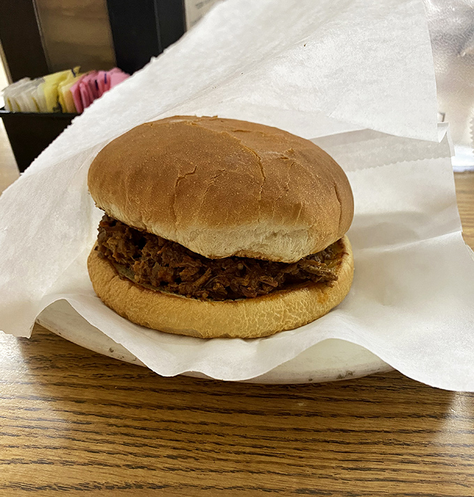 The humble chopped beef sandwich &ndash; proof that sometimes the simplest pleasures deliver the most profound satisfaction.