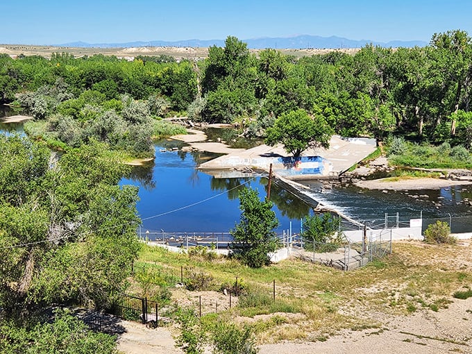 Nature carved this perfect swimming hole long before architects designed pools, and locals have been grateful ever since.