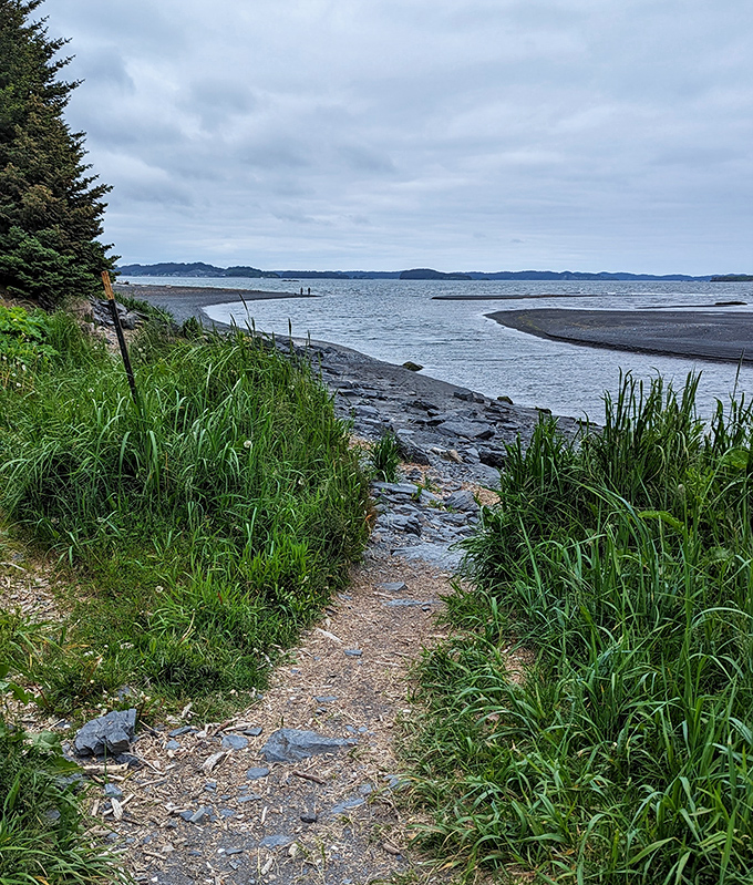 A humble path leads to spectacular views, proving once again that the best things in life require a little effort.