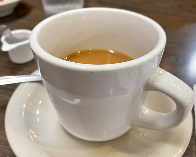 The humble coffee cup &ndash; first responder to morning grogginess and faithful companion to every breakfast decision you'll make at Country Way.