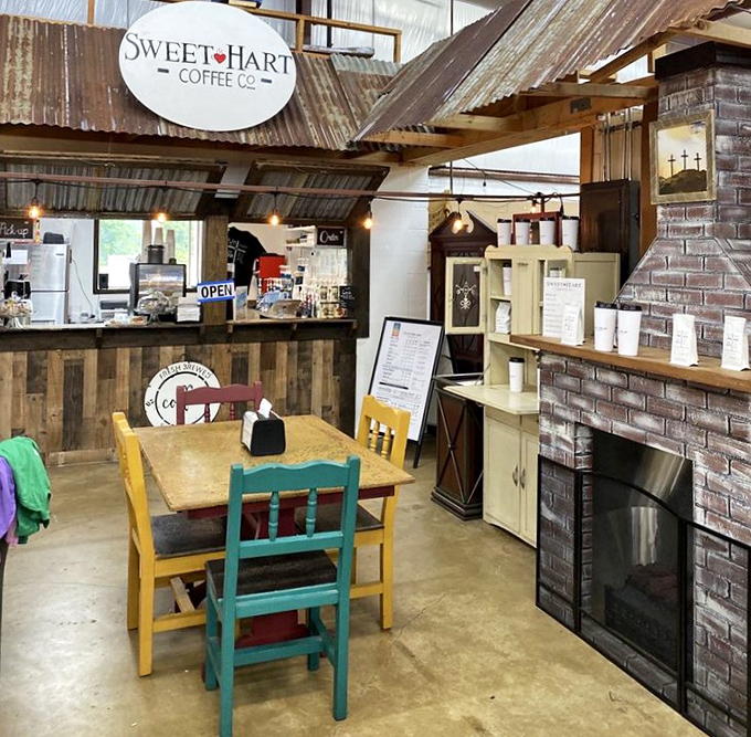 Sweet Hart Coffee Co. offers the perfect pit stop&mdash;because treasure hunting requires proper caffeination and a moment to strategize.