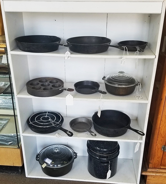 Cast iron cookware that's survived longer than most marriages&mdash;these skillets have flipped more pancakes than IHOP and still have centuries left.