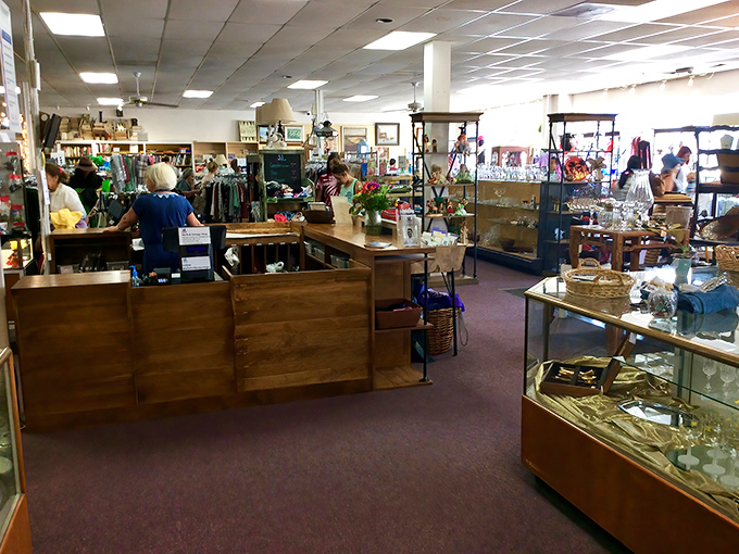 The checkout counter&mdash;where guilt-free retail therapy concludes with the knowledge your shopping addiction is actually helping others.