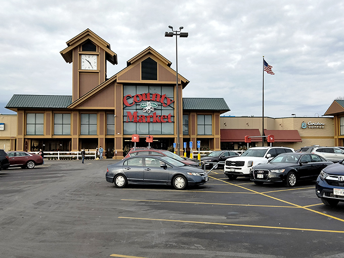 County Market: Not just a grocery store but a community hub where locals debate the weather forecast while selecting the perfect cheese for weekend gatherings.