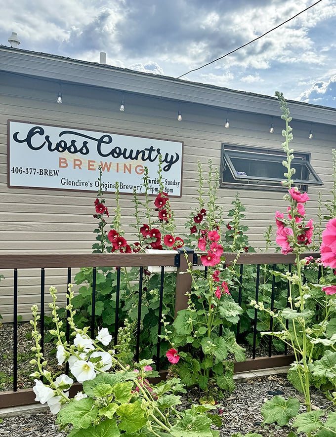 Cross Country Brewing's garden proves that beer, flowers, and Montana sunshine create the perfect recipe for an afternoon well spent.