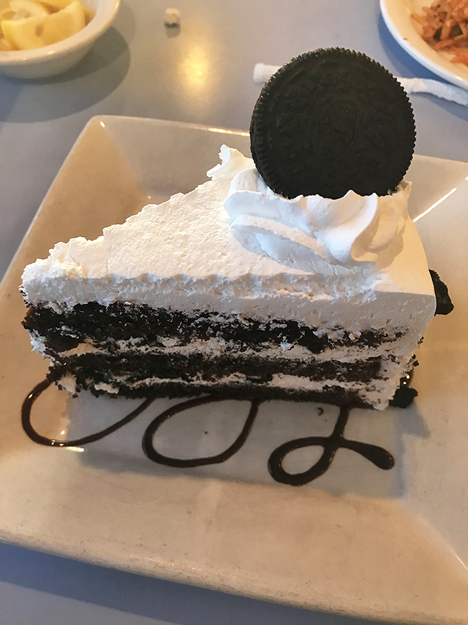 Oreo cake that doesn't just satisfy your sweet tooth&mdash;it throws a party for it, complete with chocolate drizzle confetti.