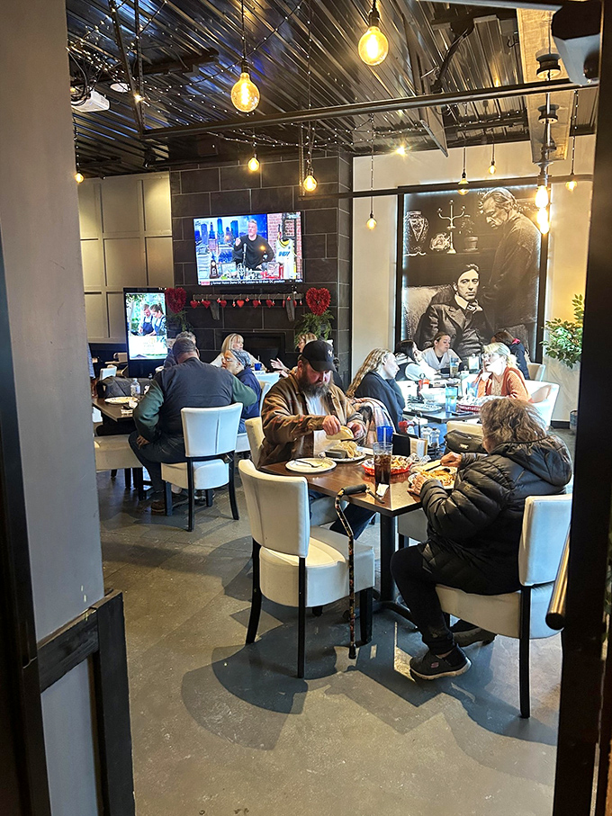 Not just a meal, but a gathering. These diners aren't just eating food&mdash;they're sharing stories, creating memories, and plotting their next visit.