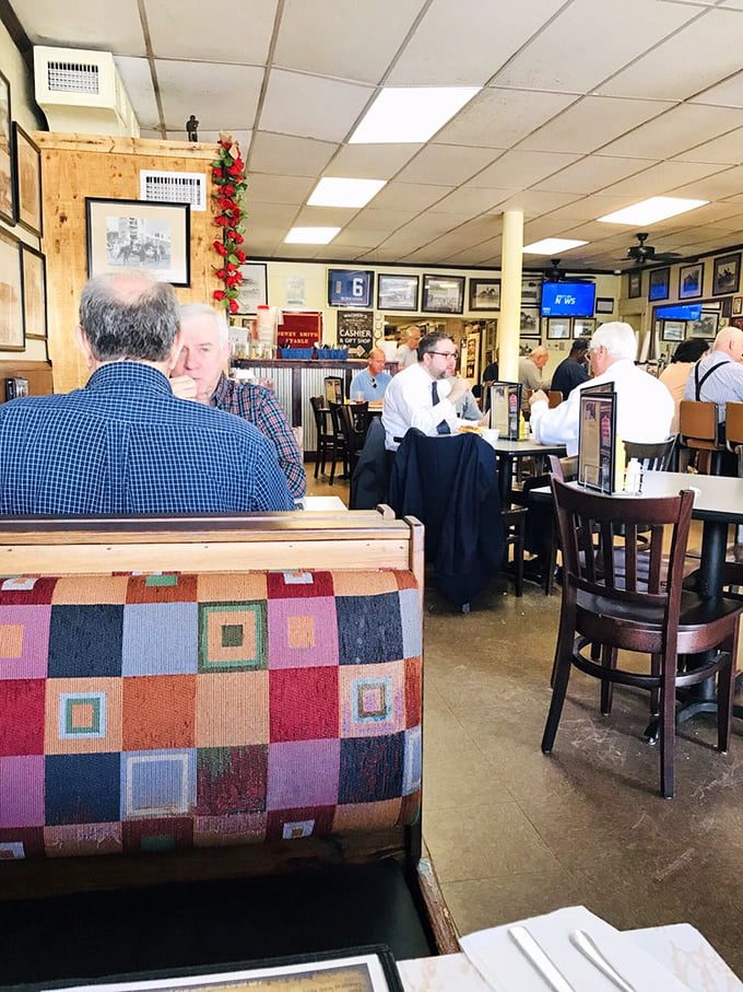 Where business suits and work boots share the same space, united by the universal language of good food and better conversation.