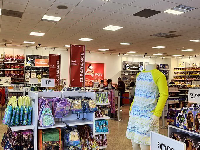 Disney magic at outlet prices&mdash;where parents discover their children's negotiation skills rival those of international diplomats when Mickey's involved.