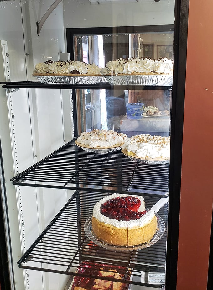 The dessert case&mdash;where pie dreams come true and willpower goes to die. That cherry cheesecake is calling your name.