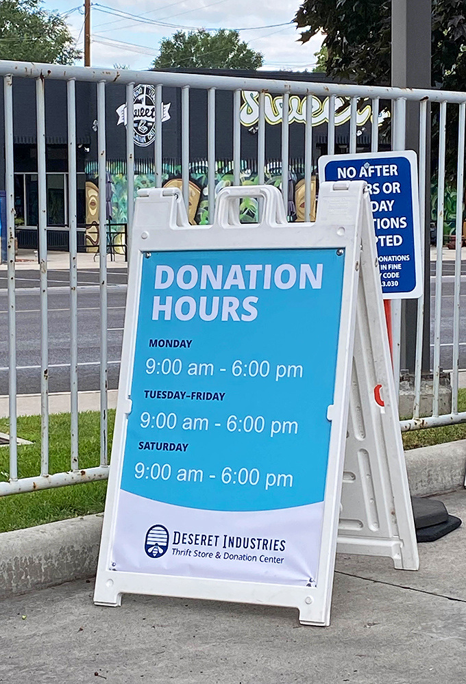 The rules of engagement clearly spelled out. These donation hours are the golden tickets to the chocolate factory of charitable giving.