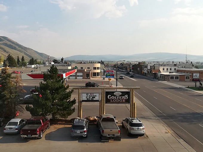 Downtown Afton stretches beneath mountain sentinels, its modest main street housing businesses where your dollar stretches remarkably far.
