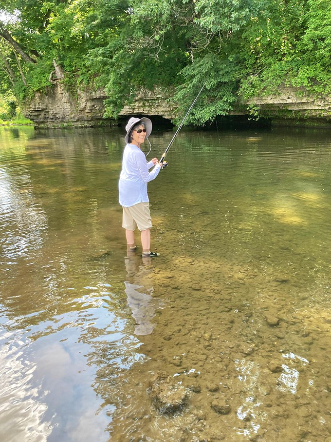 Fishing the crystal-clear Apple River &ndash; where "the one that got away" stories are born and occasionally, even true.