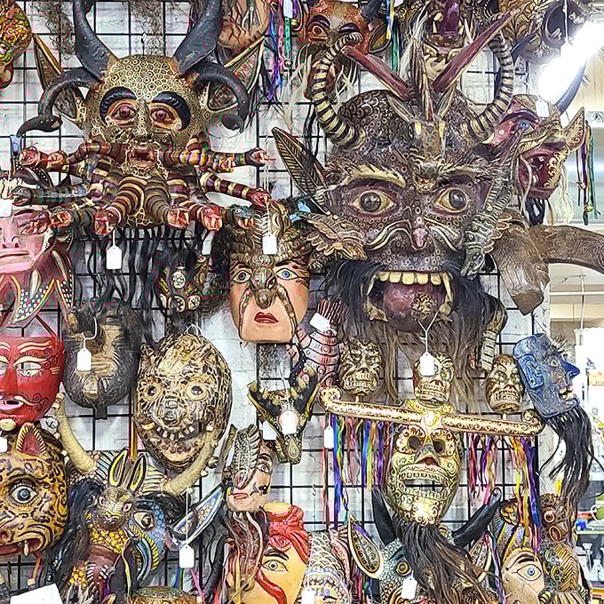 The mask collection that ensures your home decor can be either fascinating conversation starter or the reason your children have nightmares.