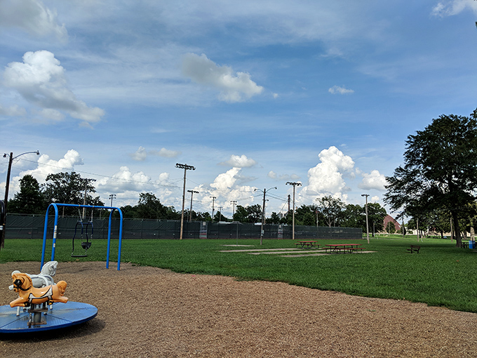 Forest Park's open spaces invite active retirees to cycle, stroll, or simply sit&mdash;where recreation doesn't require an expensive membership, just appreciation for Kansas skies.