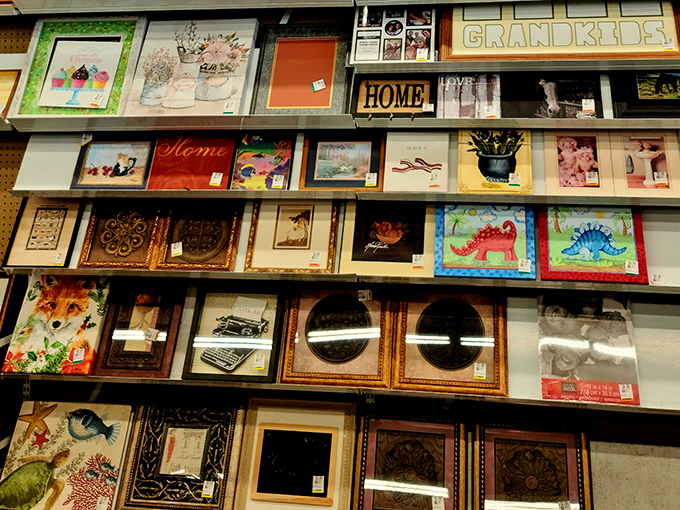 Wall art wonderland where someone else's "no longer matches our decor" becomes your living room's conversation-starting masterpiece.