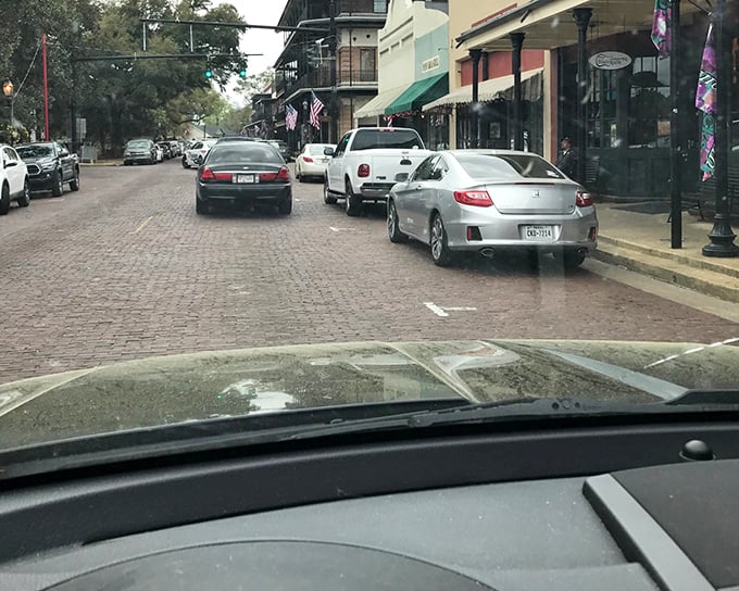 Driving through downtown feels like entering a movie set where you're suddenly the main character in a Southern charm storyline.