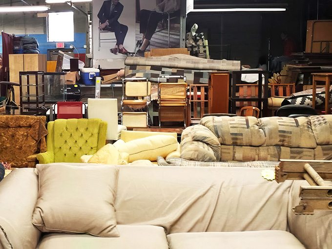 Furniture section that proves one person's "I'm redecorating" is another's "I just found my dream couch at a dream price."