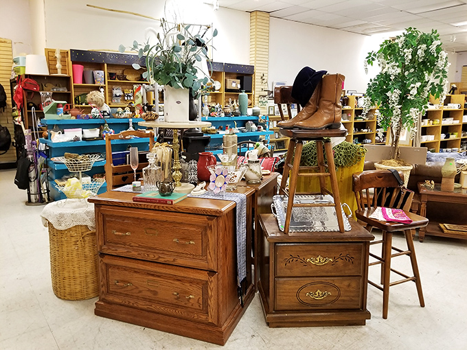 Furniture with character and stories built in. That wooden filing cabinet probably organized someone's life before it can organize yours.