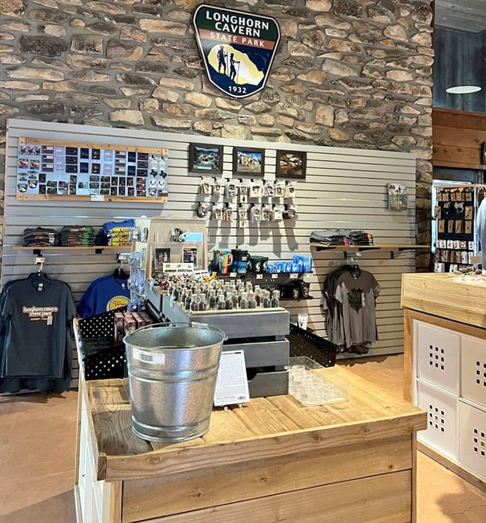 Take the memories home with you. The gift shop offers souvenirs that capture the magic of your subterranean journey through Texas limestone.