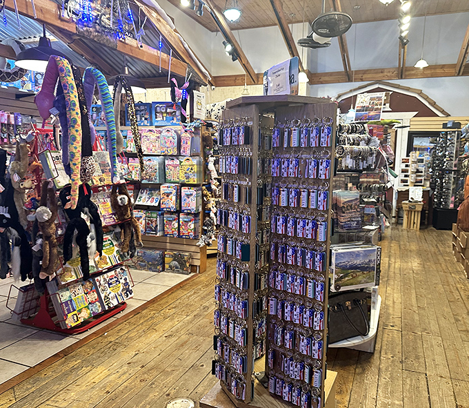 A gift shop that lets you take a piece of pine country magic home. Because sometimes a souvenir mug is the only reasonable response to an exceptional meal. 